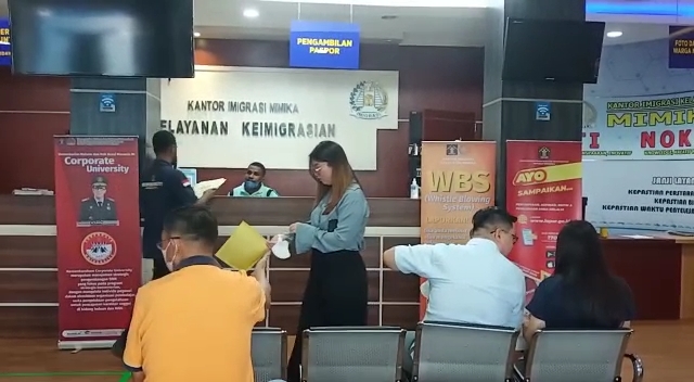 Pasca Tertimpa Pohon, Pelayanan Kantor Imigrasi Normal - Papua60Detik